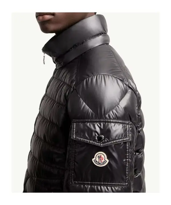 Moncler Lauros Hooded Down Jacket - Black