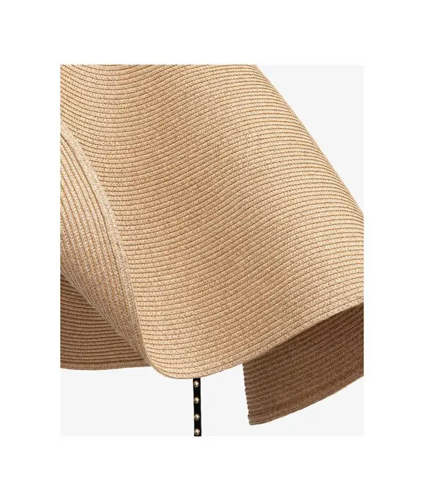 Alaïa Papyrus Woven Wool Hat