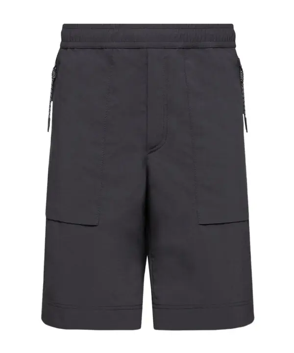 Moncler Logo Patch Drawstring Shorts