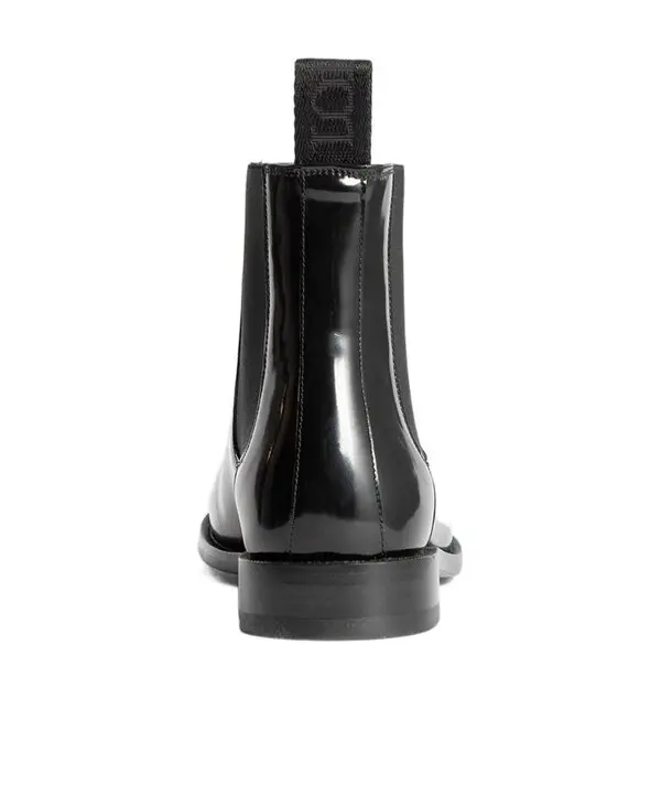 Loewe Chelsea Boot In Brushed-off Calfskin