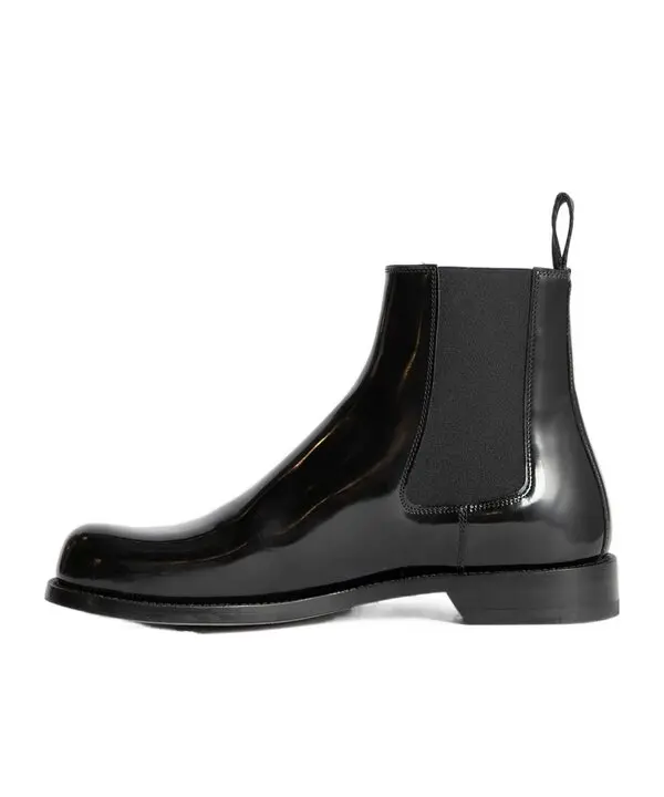 Loewe Chelsea Boot In Brushed-off Calfskin