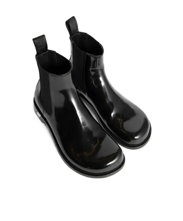 Loewe Chelsea Boot In Brushed-off Calfskin