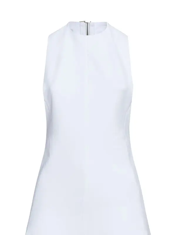 jacquemus white halter dress Tablier midi knit dress - off-white