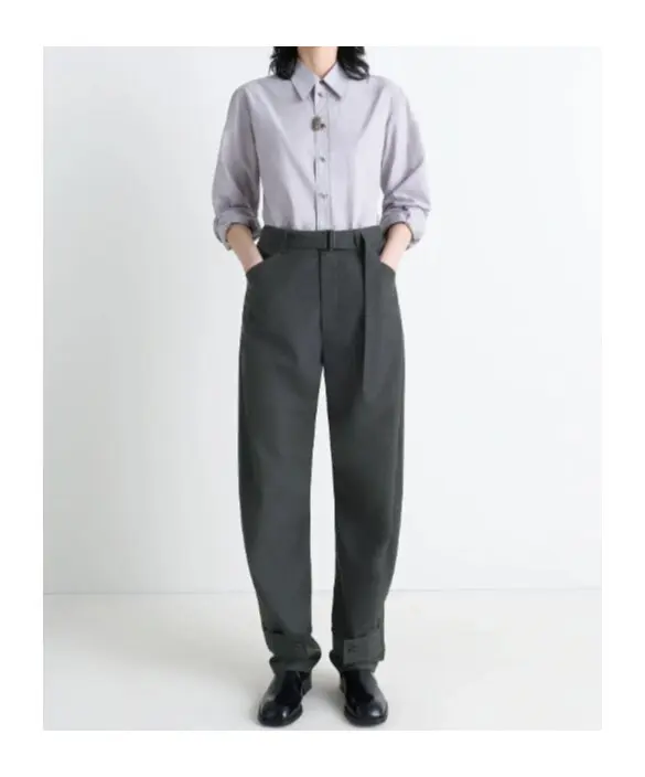 LEMAIRE Belted Tailored Trousers