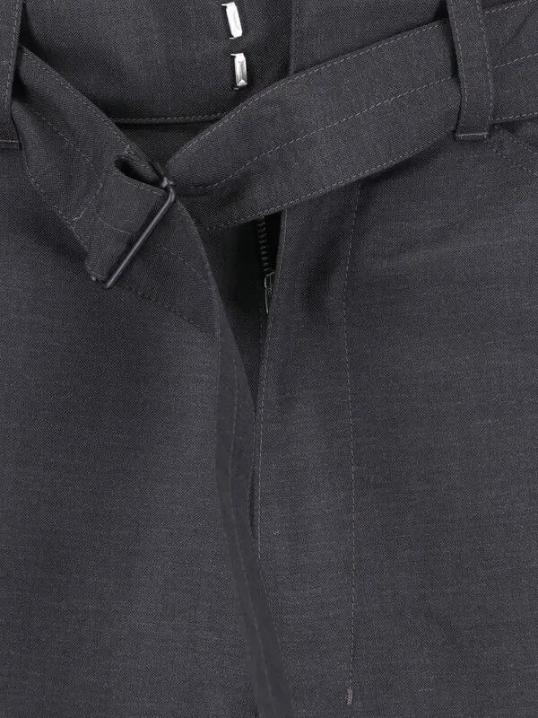 LEMAIRE Belted Tailored Trousers