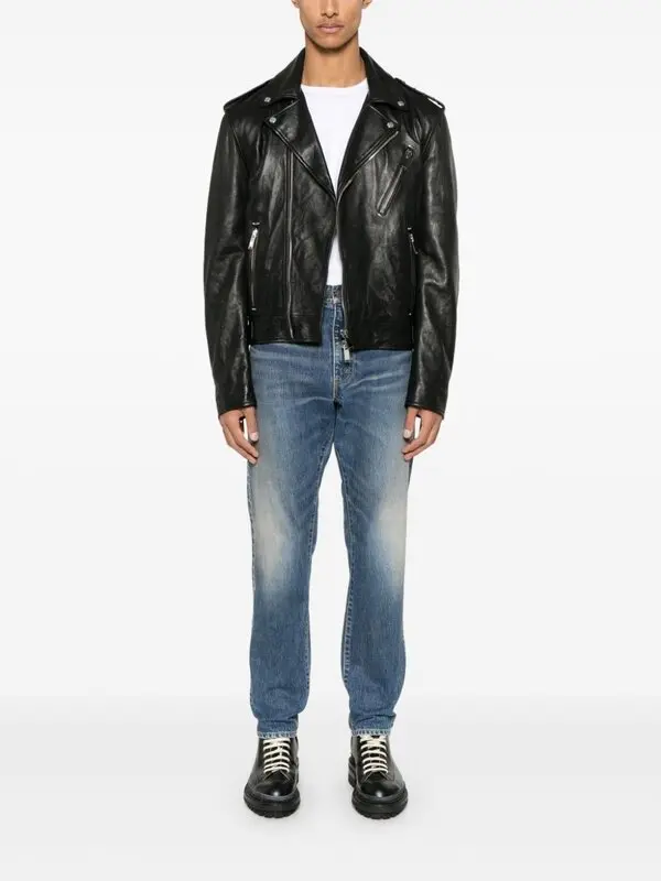 Alexander McQueen Zip-up Leather Jacket