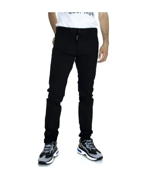 Dsquared2 Logo Patch Low-rise Trousers - Black