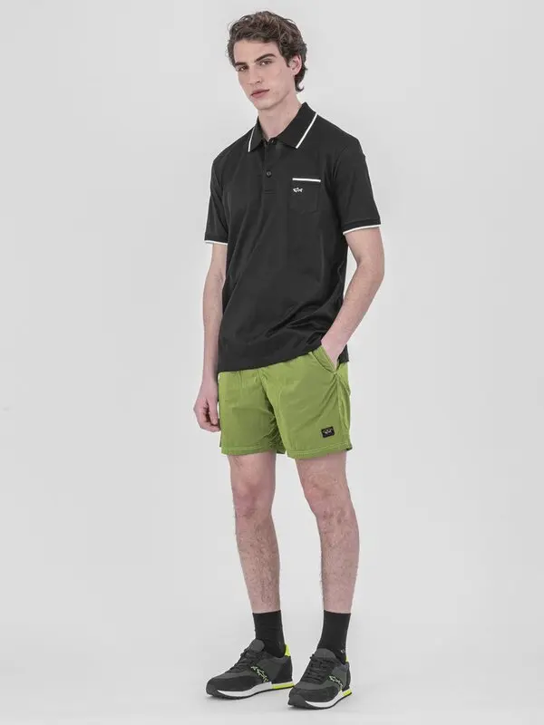 PAUL  SHARK Logo Short-sleeved Polo Shirt