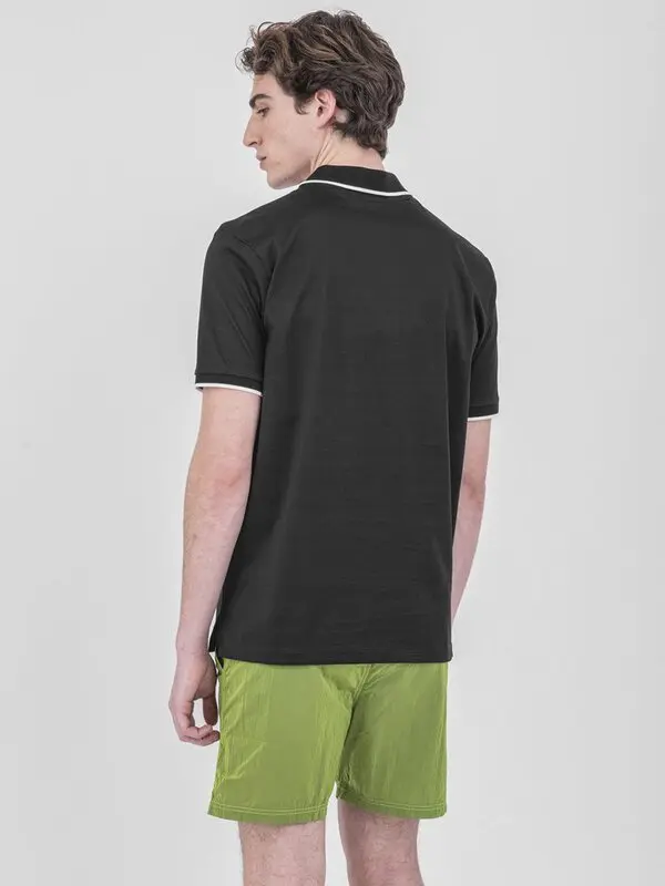 PAUL  SHARK Logo Short-sleeved Polo Shirt