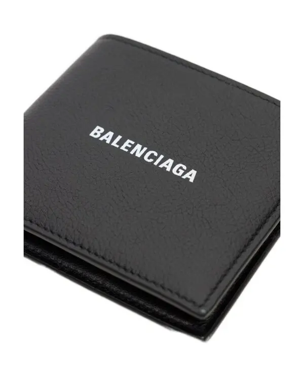 Balenciaga Logo Print Bifold Wallet