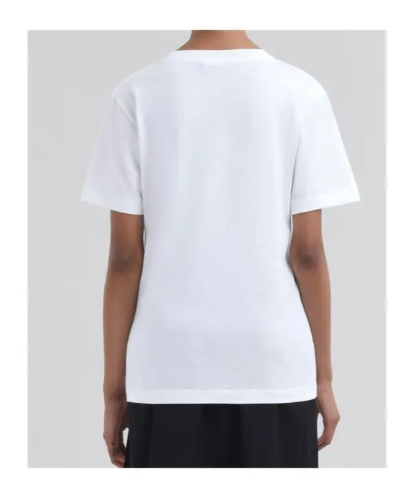 Marni Scribbled Logo Jersey T-shirt - White