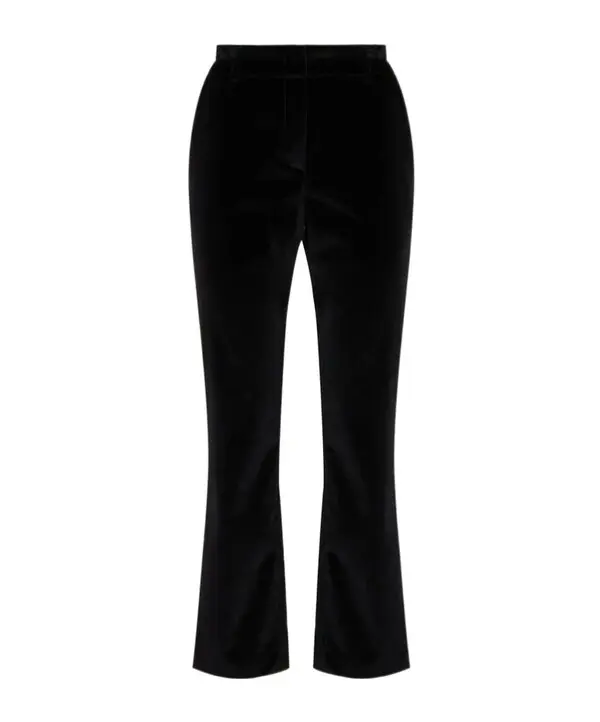 La DoubleJ 24/7 Velvet Flared Pants - Black
