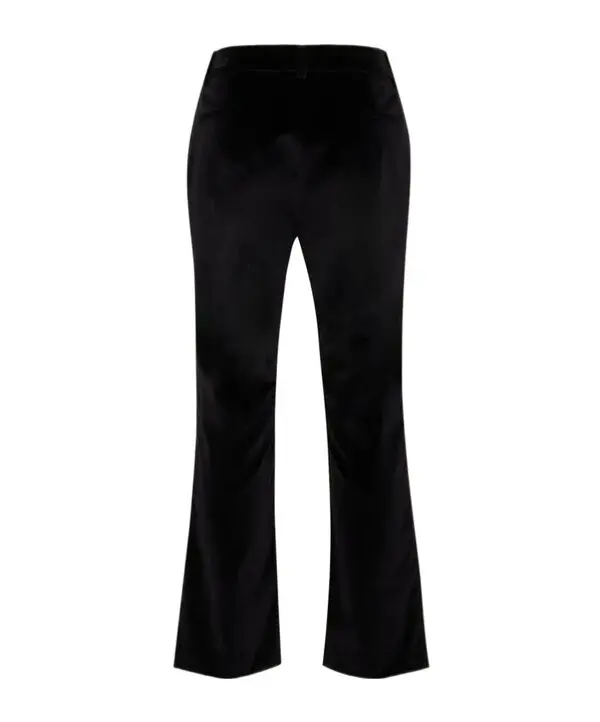 La DoubleJ 24/7 Velvet Flared Pants - Black