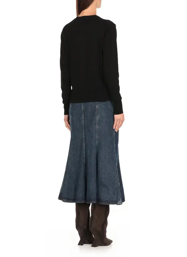 VIVIENNE WESTWOOD Orb Embroidered Knitted Cardigan