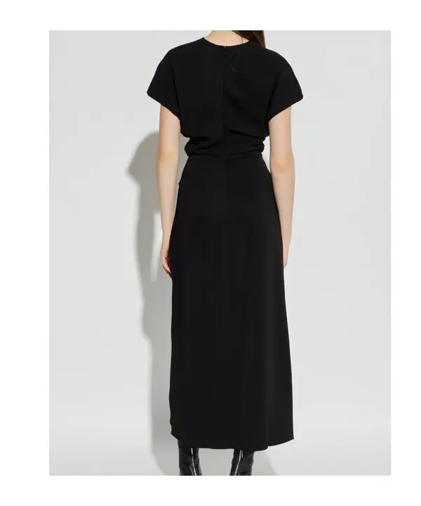 ANINE BING V-neck Maxi Dress - Black