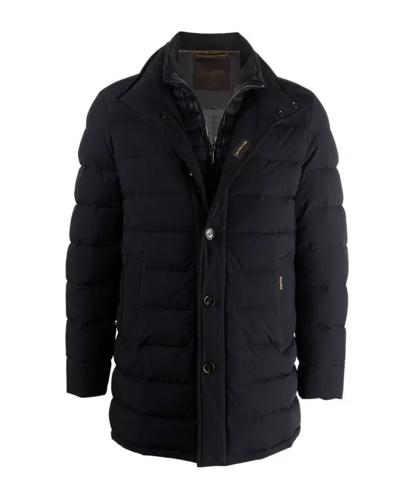 MOORER Calegari Quilted Coat - Black