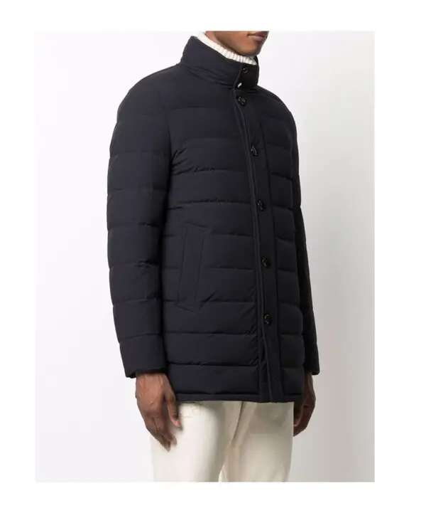 MOORER Calegari Quilted Coat - Black