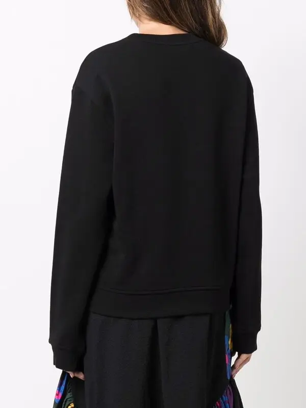 Moschino 3d Heart Sweatshirt - Black