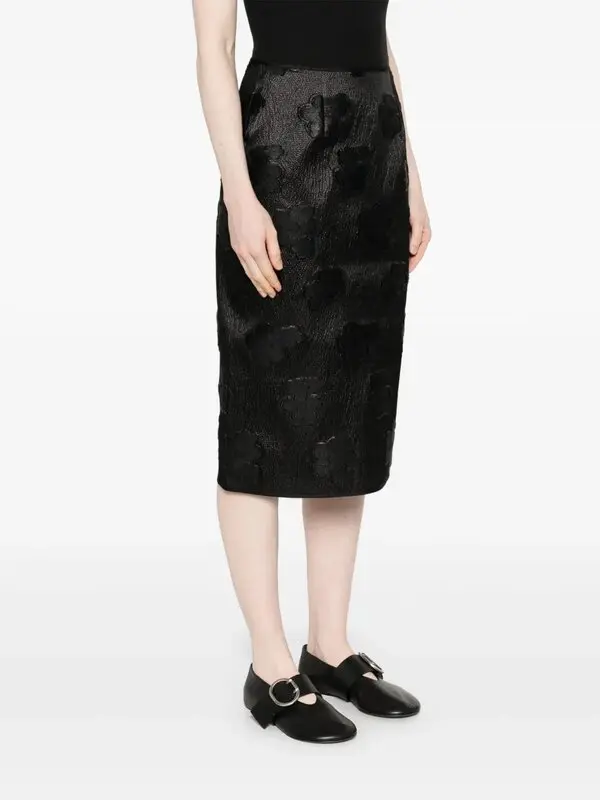 Cecilie Bahnsen Floral Pencil Skirt