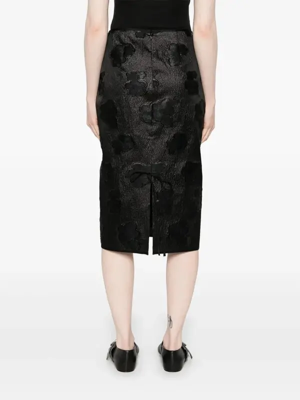 Cecilie Bahnsen Floral Pencil Skirt