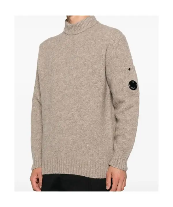 C.P. COMPANY Lens Detail High Neck Sweater