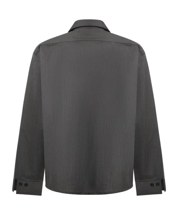 GIULIANO GALIANO Tobhias Patch-pocket Shirt - Grey