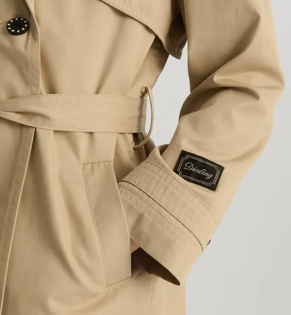 Dior Long-sleeved Belted Trench Coat