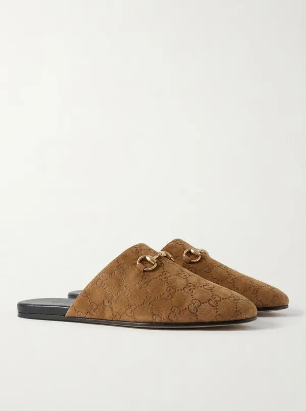 Gucci Horsebit Mules - Brown