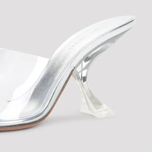 Amina Muaddi Taylor Glass Slipper 90 Pvc Pumps - Transparent