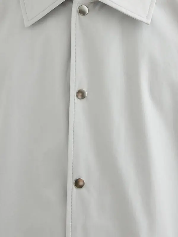JIL SANDER Logo Emblem Jacket - Grey