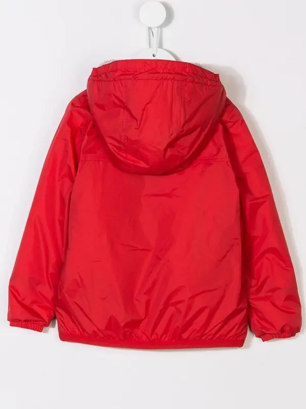 K-WAY Teen Logo Hooded Jacket