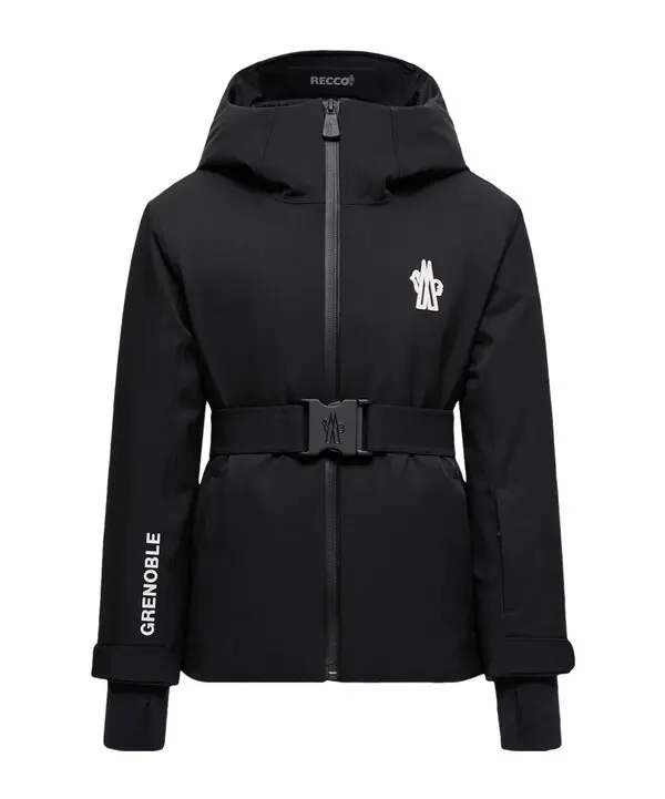 Moncler Yoline Hooded Down Ski Jacket - Black