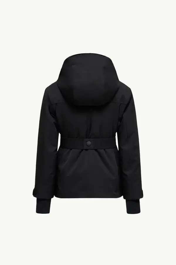 Moncler Yoline Hooded Down Ski Jacket - Black