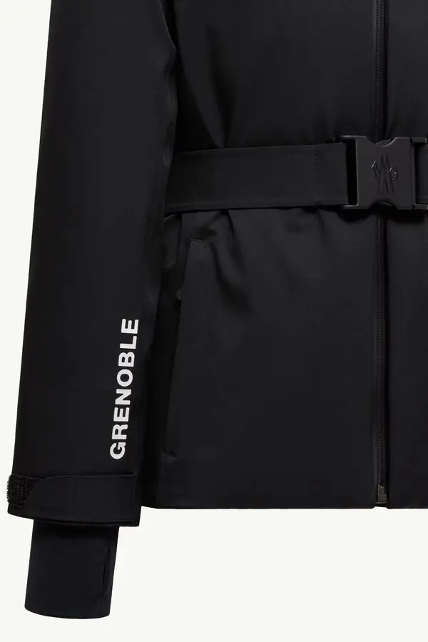 Moncler Yoline Hooded Down Ski Jacket - Black