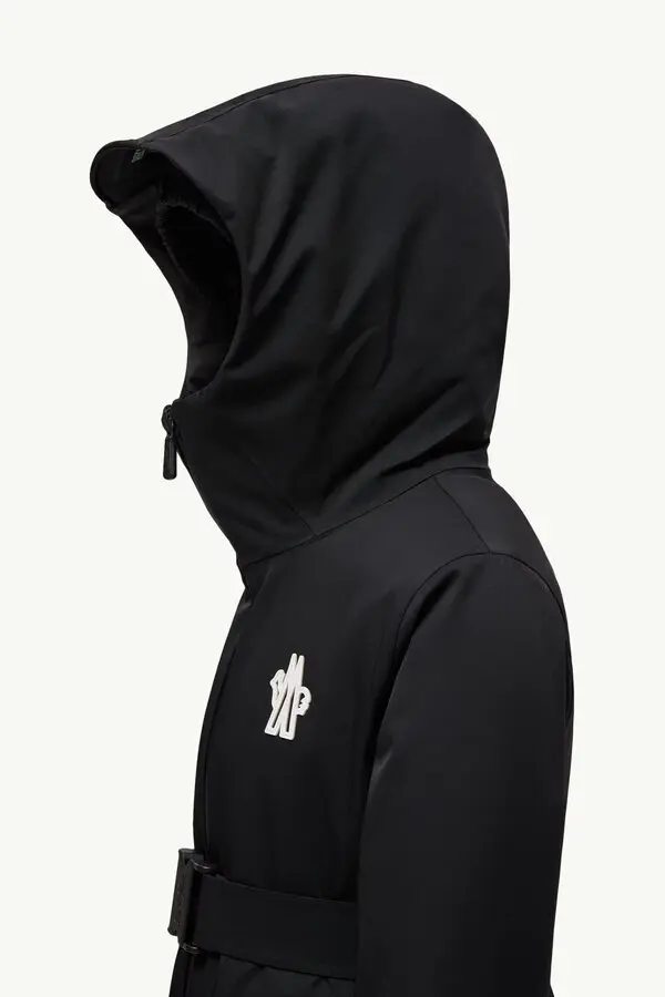 Moncler Yoline Hooded Down Ski Jacket - Black