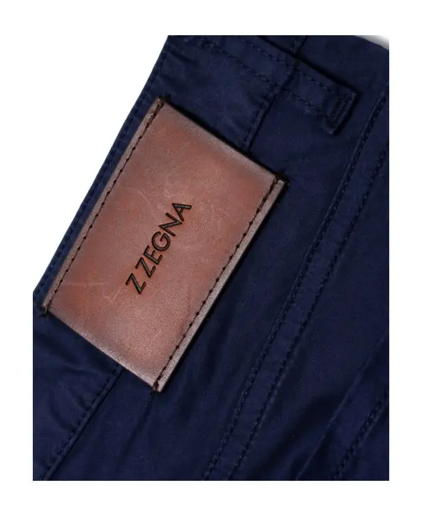 Zegna Logo Detail Casual Pants