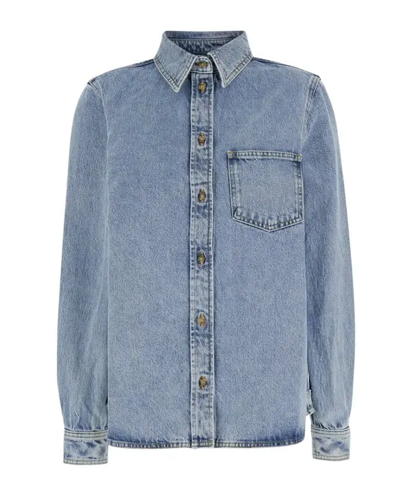 TOTEME Patch Pocket Denim Shirt