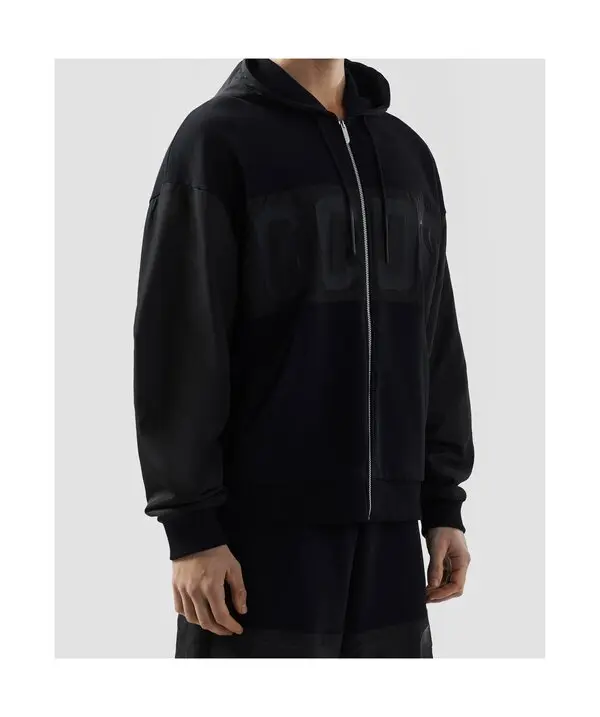 Gcds Band Logo Full Zip Hoodie