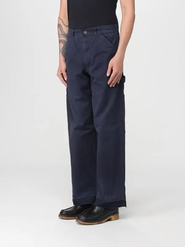 MAISON MARGIELA Textured Straight-leg Distressed Jeans