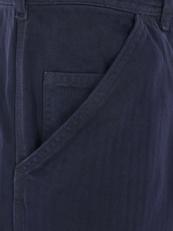 MAISON MARGIELA Textured Straight-leg Distressed Jeans