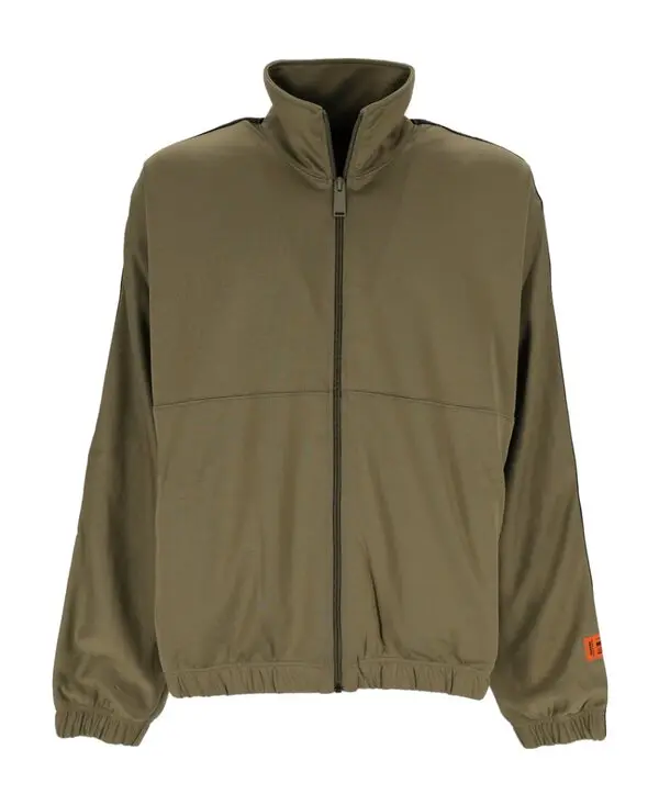 Heron Preston Logo Patch Zip-up Jacket - Green