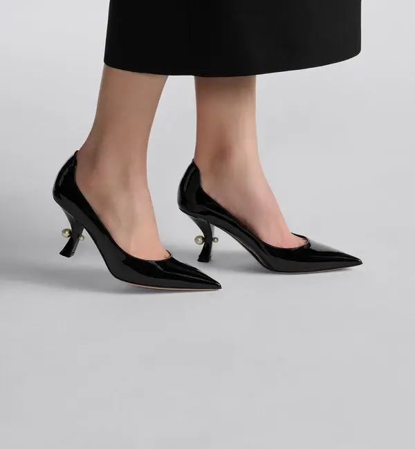 Dior Tribales Heels With Cd Resin Pearls