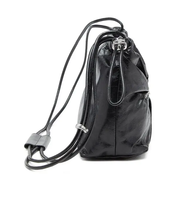 DIESEL® Scrunch-d Drawstring Bucket Bag - Black