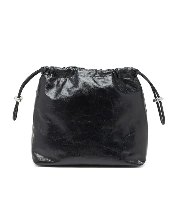 DIESEL® Scrunch-d Drawstring Bucket Bag - Black