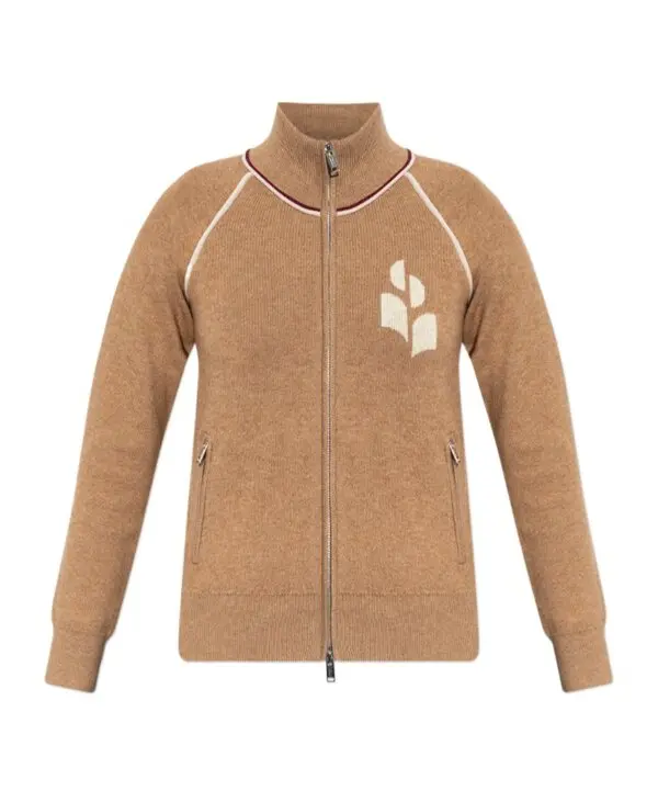 Isabel Marant Étoile Lanya Zip-up Cardigan - Nude