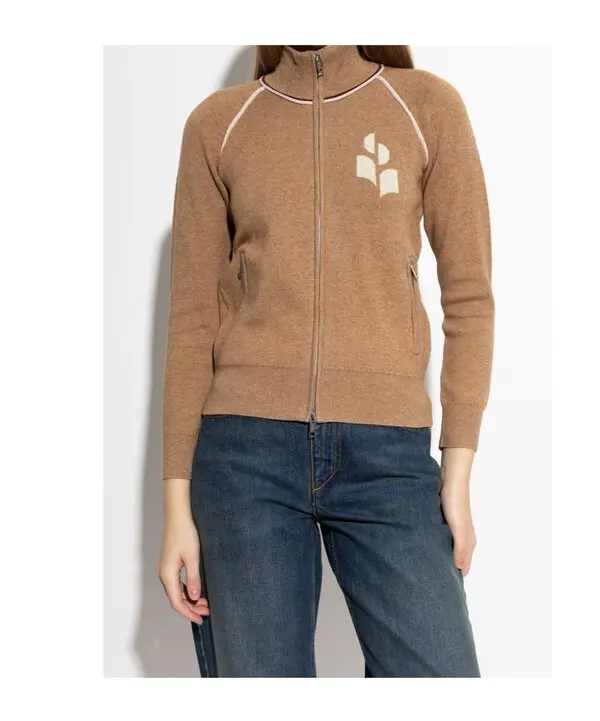 Isabel Marant Étoile Lanya Zip-up Cardigan - Nude