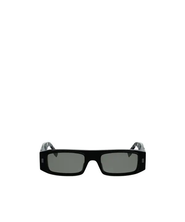 Fendi Rectangle Frame Sunglasses - Gray