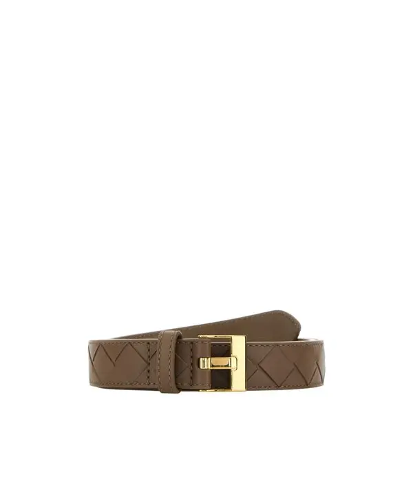 Bottega Veneta Woven Leather Belt - Brown