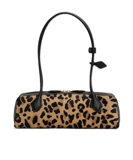 Alaïa Le Teckel Leopard Print Medium Bag - Brown
