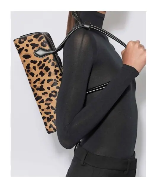 Alaïa Le Teckel Leopard Print Medium Bag - Brown